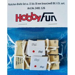 Hobbyfun Puppenhaus Miniatur Päckchen-Briefe-Set