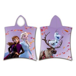 Jerry Fabrics Badeponcho Disney Frozen 2 Badeponcho mit Kapuze 50x115 cm
