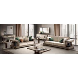JVmoebel Wohnzimmer-Set Sofagarnitur 3 2 Sitzer Set Design Sofa Polster Couchen Couch Modern Luxus Neu