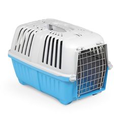 Ollesch Tiertransportbox Transportbox Pratiko mit Metalltür für Katze Hund