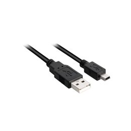 Sharkoon USB 2.0 Kabel, USB-A Stecker > Mini-USB Stecker USB-Kabel