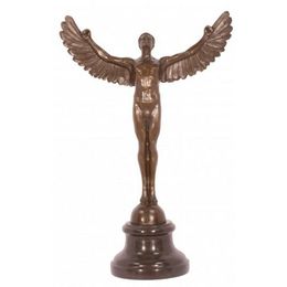 Casa Padrino Dekofigur Casa Padrino Luxus Bronze Figur Icarus 41.5 x 27 cm