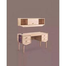 JVmoebel Schreibtisch, Sekretär Schreibtisch Tisch 134x60x77 Schreibtische Tische Möbel Holz