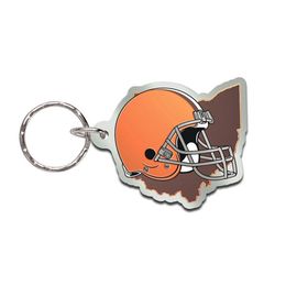 WinCraft Schlüsselanhänger STATE NFL Cleveland Browns