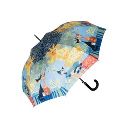 VON LILIENFELD Stockregenschirm Regenschirm Rosina Wachtmeister Dolce Vita Kunst Motiv Katze