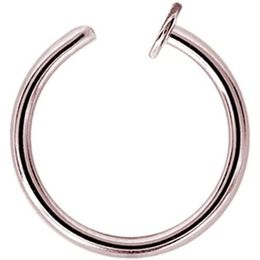 Karisma Piercing-Set Karisma Titan G23 Open Nasenring Piercing Lippe Hoop 0.8mm Rosegold