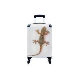 MuchoWow Handgepäckkoffer Tarentola-Gecko aus Mallorca
