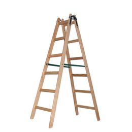 VaGo-Tools Vielzweckleiter Holzleiter Leiter Trittleiter 2 x 6 Stufen (Stück)