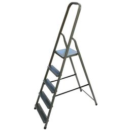VaGo-Tools Vielzweckleiter Haushaltsleiter Stehleiter Stahl Leiter 5 Stufen (Stück)