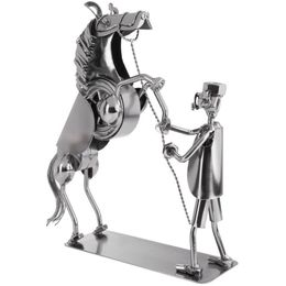BRUBAKER Dekofigur Schraubenmännchen Pferd auf Zwei Beinen (1 St)