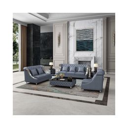 JVmoebel Wohnzimmer-Set, Sofagarnitur 3 2 1 Sitzer Set Design Sofa Polster Couchen Couch Modern