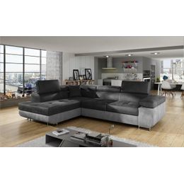 JVmoebel Ecksofa Ecksofa Stoff L-Form Couch Textil Eck Modern Neu Sofort