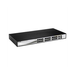 DLink D-Link DGS-1210-24P 24-Port Web Smart Gigabit PoE Switch Netzwerk-Switch