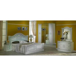JVmoebel Schlafzimmer-Set Luxus Schlafzimmer 3tlg. Bett 2x Nachttisch Klassischer Design Betten