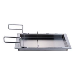 CHEFGASTRO® Grillpfanne Plancha Einsatzpfanne für SANTOS P-Serie Edelstahl