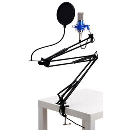 Pronomic Mikrofon CM-100 Studio Großmembranmikrofon (Radioshow Bundle
