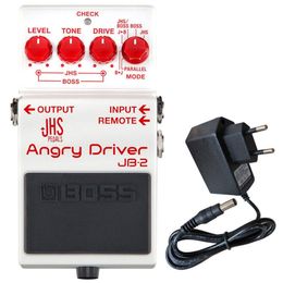 BOSS BY ROLAND E-Gitarre Boss JB-2 Angry Driver Overdrive Pedal mit Netzteil