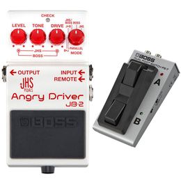 BOSS BY ROLAND E-Gitarre Boss JB-2 Angry Driver Overdrive mit FS-7 Switch