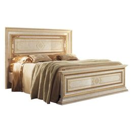 JVmoebel Bett Bett Klassischen Stil Betten Doppel Luxus Holz Möbel Schlafzimmer