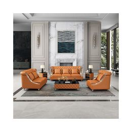 JVmoebel Wohnzimmer-Set, Sofagarnitur 3 2 1 Sitzer Set Design Sofa Polster Couchen Couch Modern
