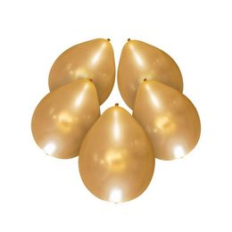 Boland Luftballon 5 LED Luftballons gold