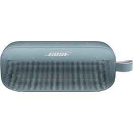 Bose SoundLink Flex Stereo Bluetooth-Lautsprecher (Bluetooth, Outdoor, Wasserdicht (IP67), verbinden mit Bluetooth®-fähigen Geräten), blau