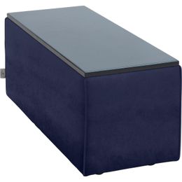 Tom Tailor HOME Tischelement ELEMENTS, Tischplatte schwarz, als Couchtisch oder Sofaelement einsetzbar, blau