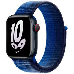 Apple Uhrenarmband 45mm Nike Sport Loop, blau