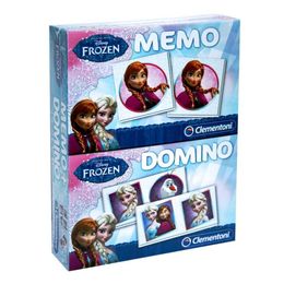 Disney Frozen Spiel, Memory 2 in 1 Memo & Domino Spiel kompakt Disney Frozen Eiskönigin