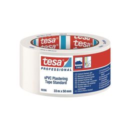 Tesa Griffband PVC Putzband 60399 Standard weiß Länge 33 m Breite 50 mm