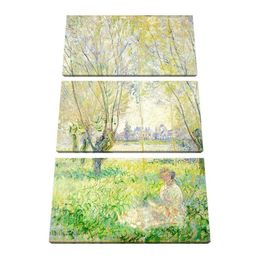 Pixxprint Leinwandbild Claude Monet