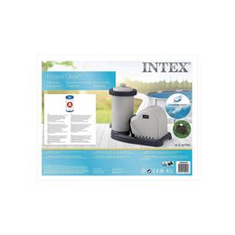 Intex Kartuschen-Filterpumpe 28636GS Filterpumpe Poolpumpe 5678 L/h Schwimmbadpumpe Schwimmbecken