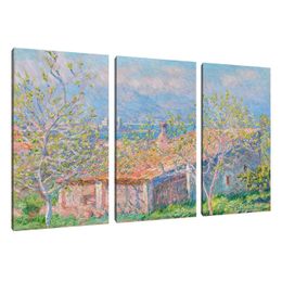 Pixxprint Leinwandbild Claude Monet