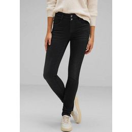 Street One Slim-fit-Jeans im Style York, schwarz