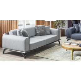 JVmoebel 3-Sitzer Dreisitzer Couch Sofa 227cm Sofa Couchen Polster Möbel Textil Stoff