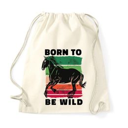 Youth Designz Turnbeutel "Born To Be Wild" Baumwoll Tasche Turnbeutel