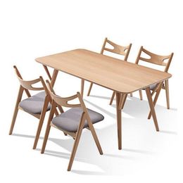 JVmoebel Esszimmer-Set, Esstisch Esstische Tisch Büro Design Konferenztisch Tisch +4 Stühle