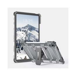 Wigento Tablet-Hülle Für Apple iPad 10.9 2022 10 Gen. aufstellbare Outdoor Hybrid Grau Tablet Tasche Etuis