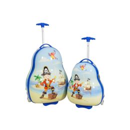 HTI-Living Kofferset Kinder-Kofferset 2 tlg. Trolley-Set Pirat