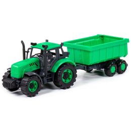 Polesie Spielzeug-Traktor Traktor Kinder Spielzeug Progress mit Muldenkipper