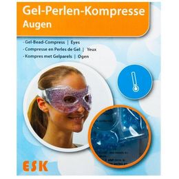 BURI Augenkissen Gelkompresse für Augen 2er-Set Kühlkompresse Wärmekompresse Kühlkissen