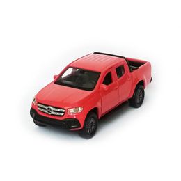 Welly Modellauto MERCEDES BENZ X-Class Modellauto Metall Modell Auto Spielzeugauto Kinder Geschenk 16 (Rot)