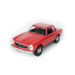Welly Modellauto MERCEDES-BENZ 1963 230SL Metall Modellauto Modell Auto Spielzeugauto Kinder Geschenk 3 (Rot)