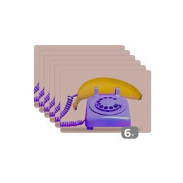 MuchoWow Platzset, Banane - Telefon