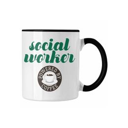 Trendation Tasse Sozialarbeiter Tasse Geschenk Social Worker Sozialer Bereich Spruch Ge