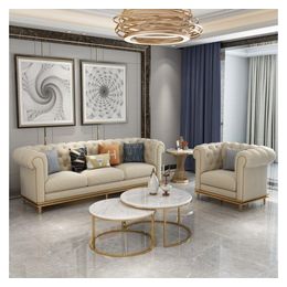 JVmoebel Wohnzimmer-Set, Sofa Sofagarnitur 3+1 Sitzer Set Design Polster Couchen Couch Modern