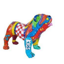 JVmoebel Skulptur Dekoration Figur Hund aus Kunststoff Garten Statuen 72x90 cm Neu