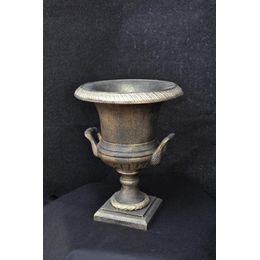 JVmoebel Skulptur Design Blumen Topf XXL Vase Vasen Handarbeit Deko Kelch Pokal