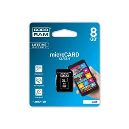 Goodram Speicherkarten Class 4 Class 10 UHS-I 8GB 16GB 32GB 64GB mit Adapter Speicherkarte (8 GB)