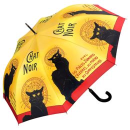 VON LILIENFELD Stockregenschirm Regenschirm Chat Noir Katze Kunst Auf-Automatik